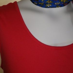 Lands' End | Tops | Cherry Red Tank Top | Poshmark